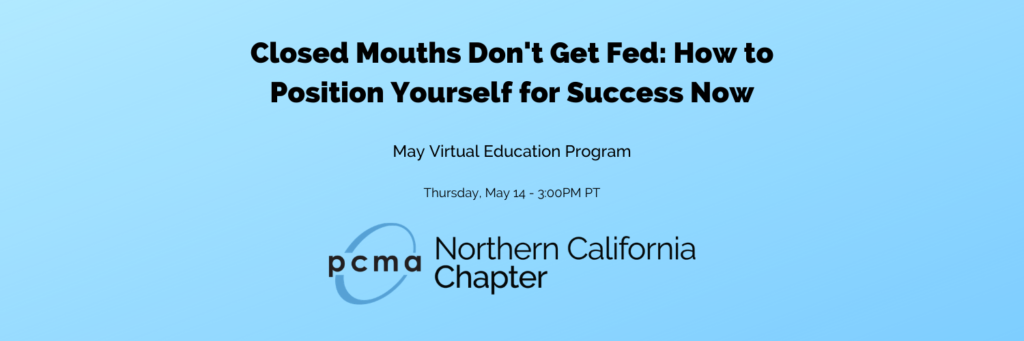 PCMA NCC May Virtual Education Program - Northern California